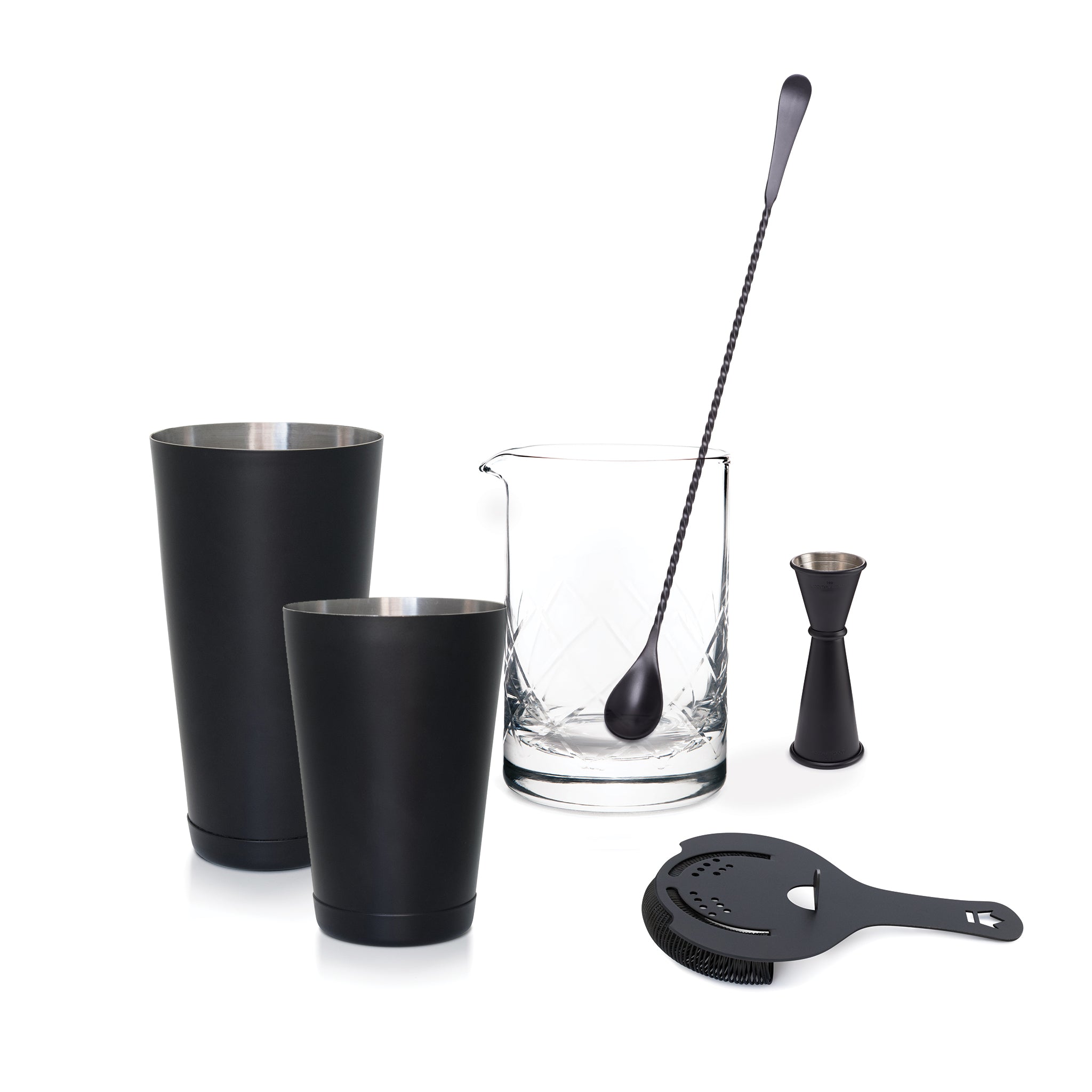 ESSENTIAL COCKTAIL SET – MATTE BLACK – Cocktail Kingdom