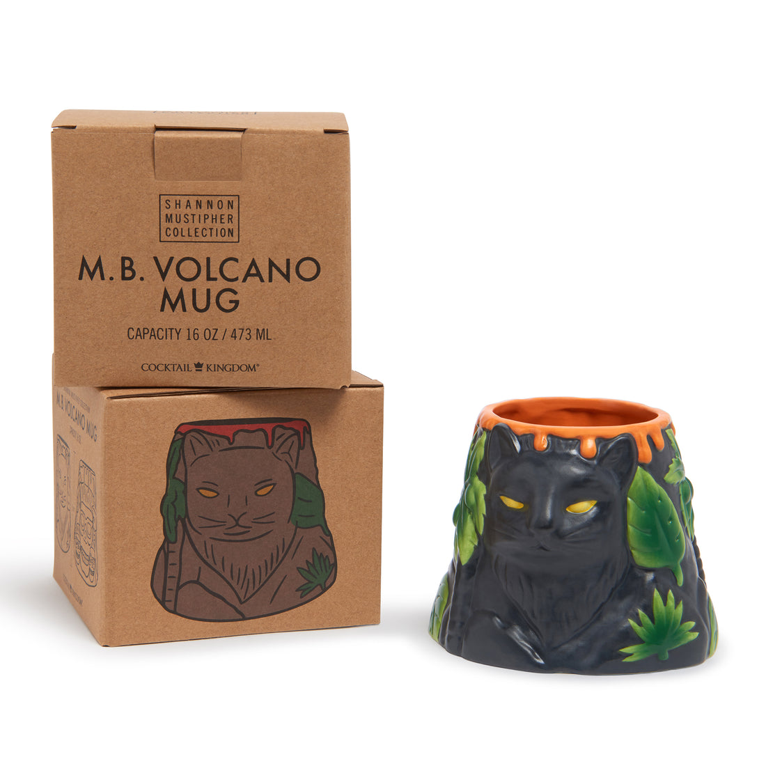 VOLCANO MUG – GLAZED CERAMIC / 16oz (480ml) – Cocktail Kingdom