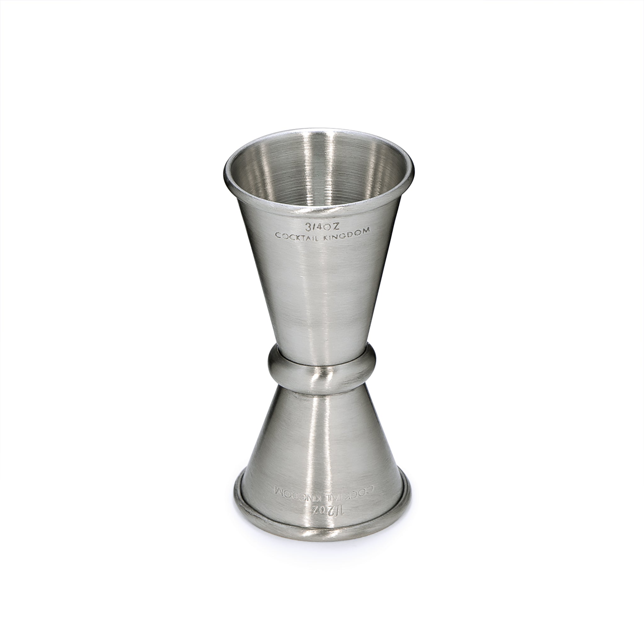 JAPANESE STYLE JIGGER / STAINLESS STEEL – ½oz / ¾oz – Cocktail Kingdom